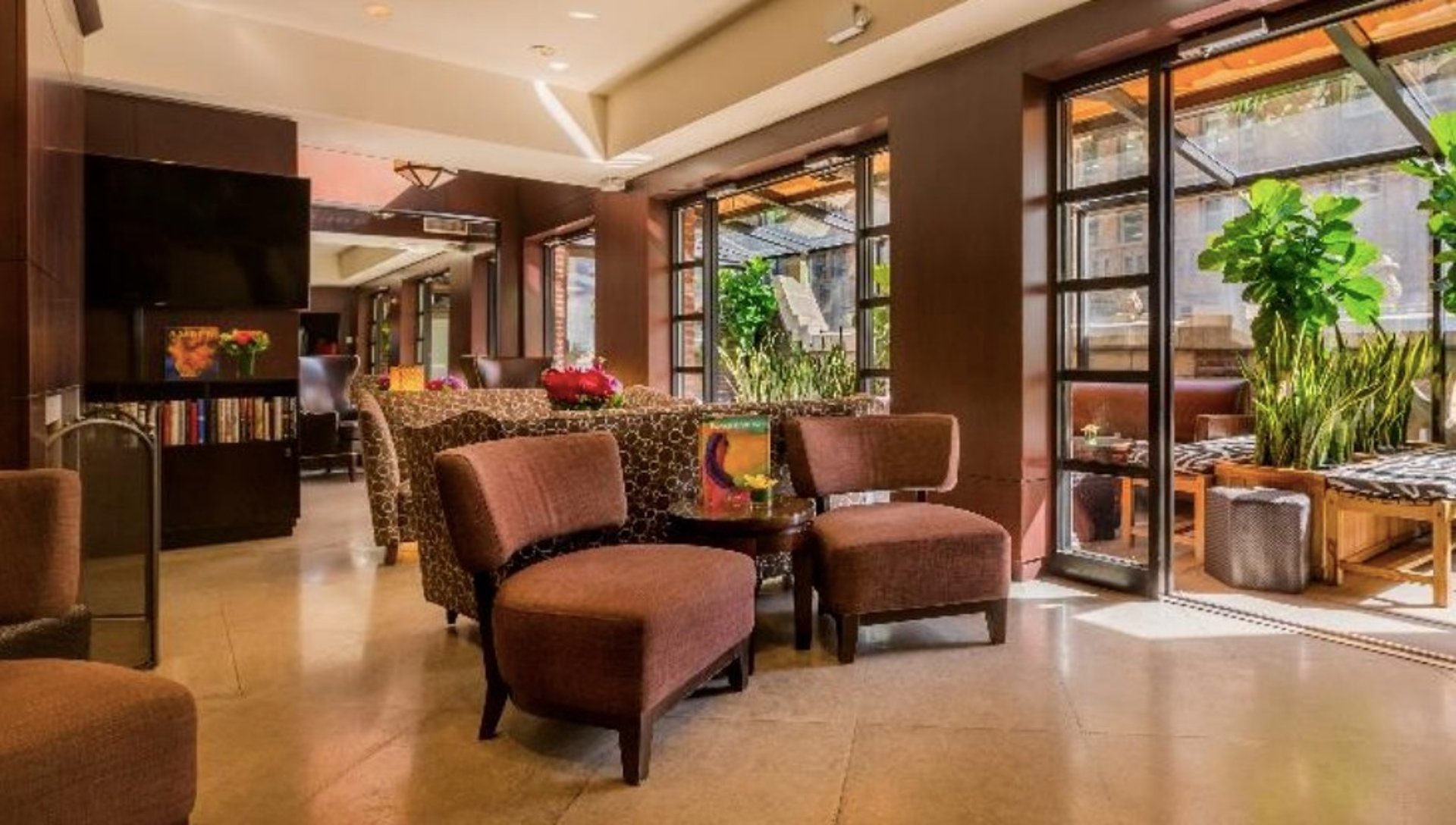 Writer’s Den & Enclosed Terrace at Library Hotel - Hotel in in New York ...