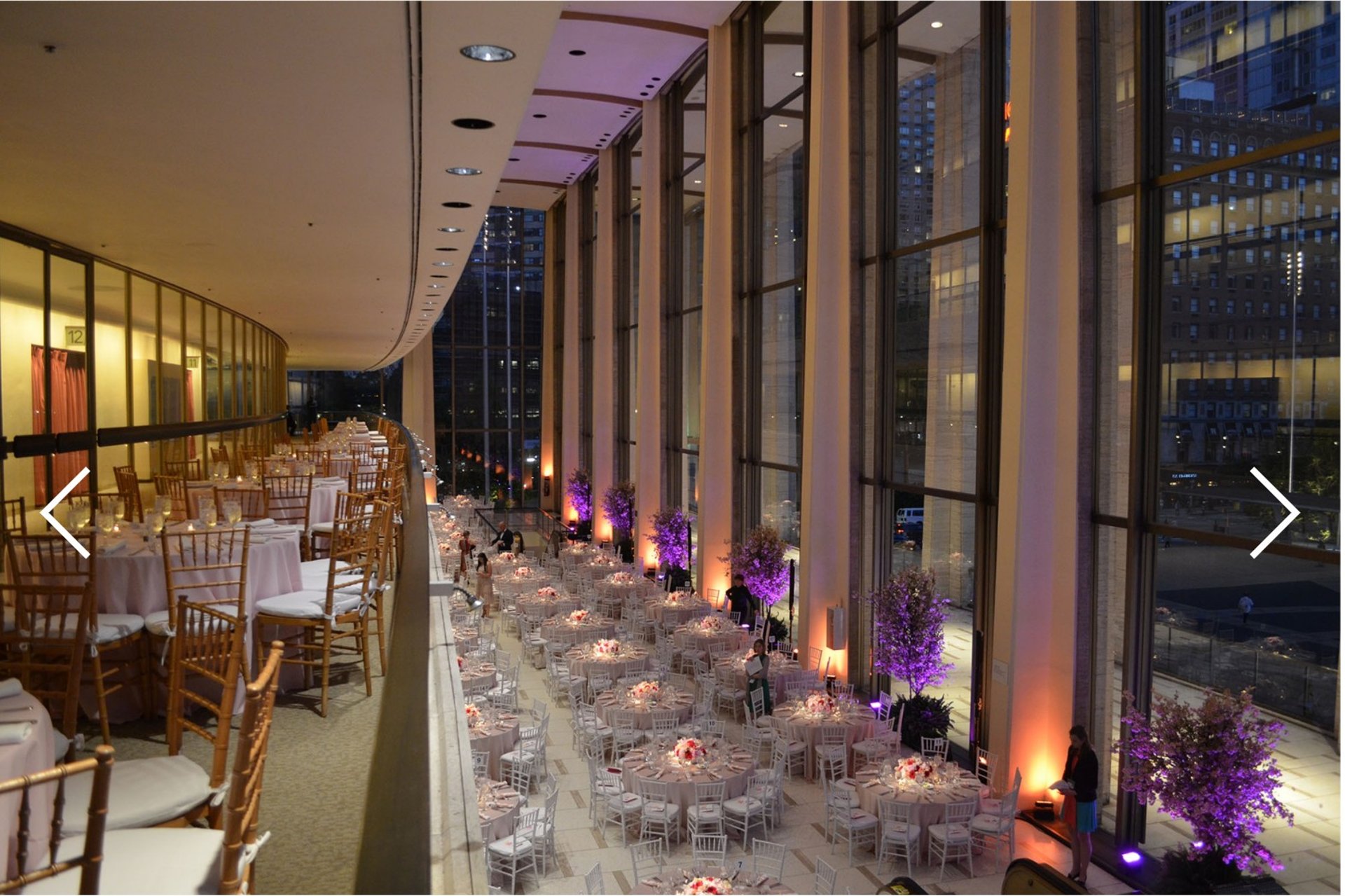 Grande Promenade and Terrace at Lincoln Center for the Performing Arts ...