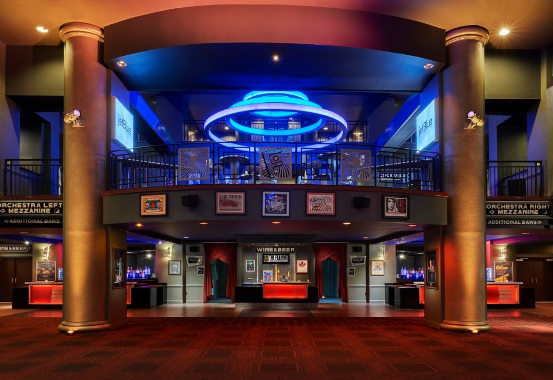 Third Level Lobby at The Fillmore Miami Beach - Performance Space in in ...