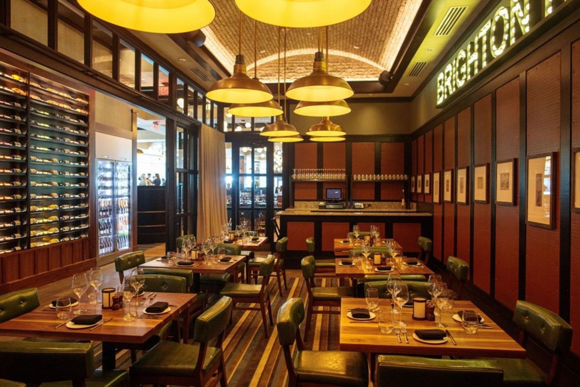 Brighton Hall Main Dining Room at Rail Stop Restaurant & Bar ...