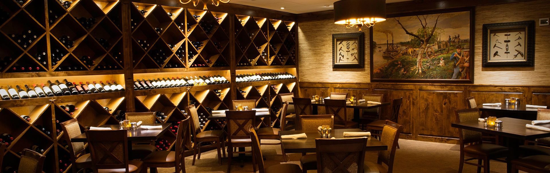 Wine Room at Taste of Texas Restaurant - Restaurant in in Houston, TX ...