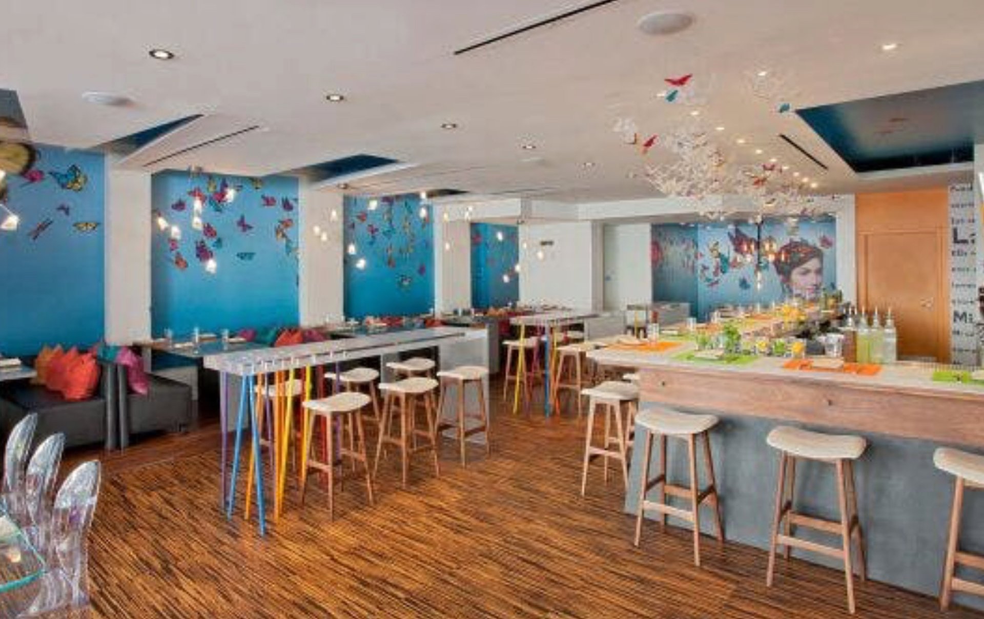 Butterfly Bar & Tables at Oyamel Cocina Mexicana - Restaurant in in ...