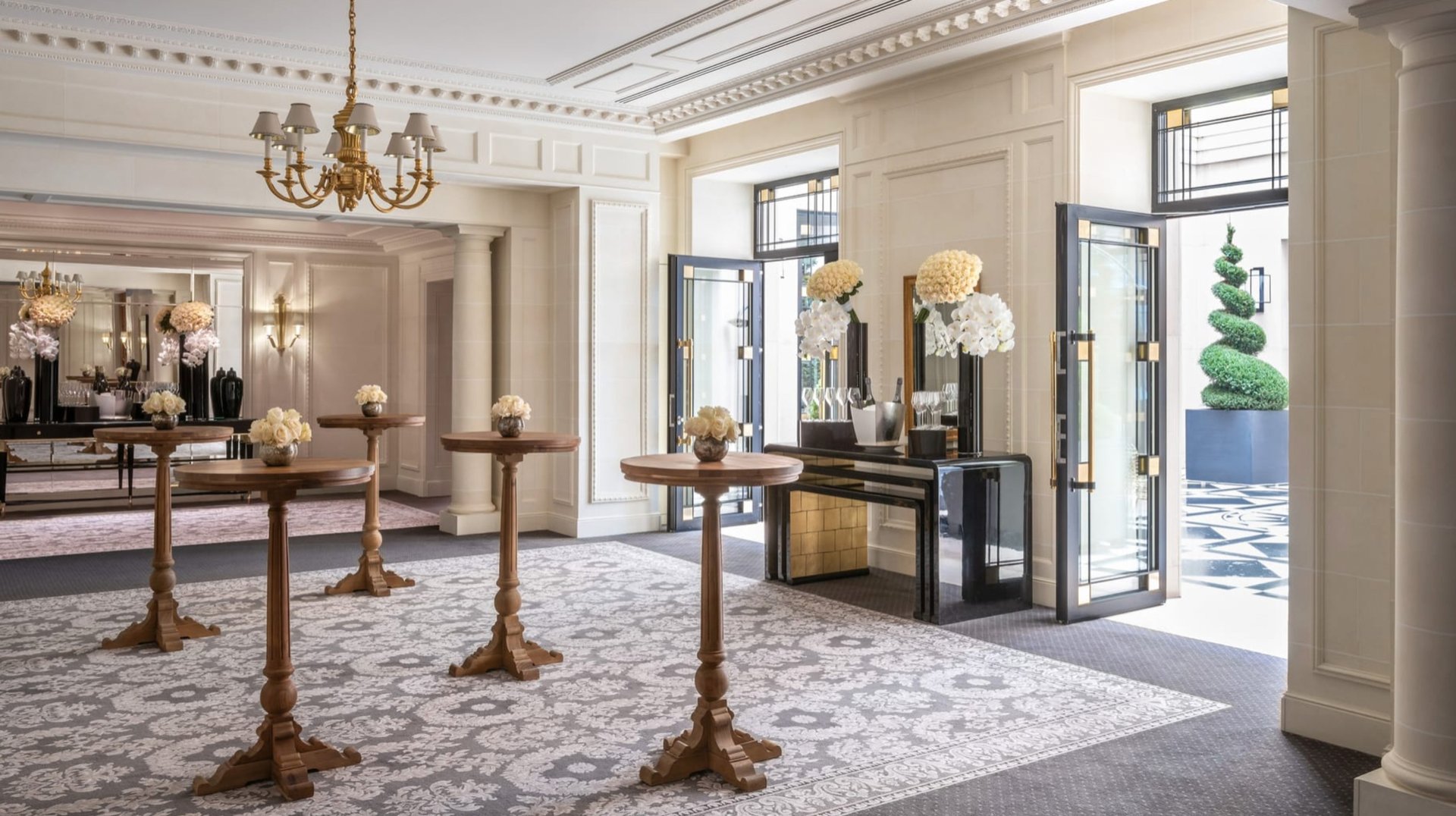 Grand Foyer at Four Seasons Hotel George V - Paris, France - Hotel in ...