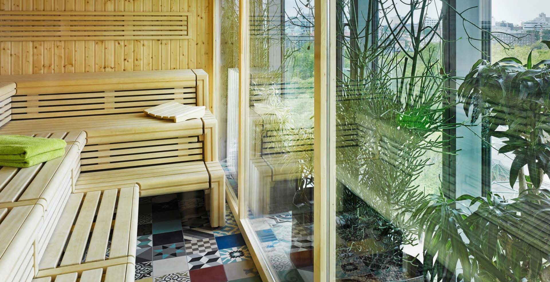 Sauna at 25hours Hotel Bikini Berlin - Hotel in in Berlin, Germany ...
