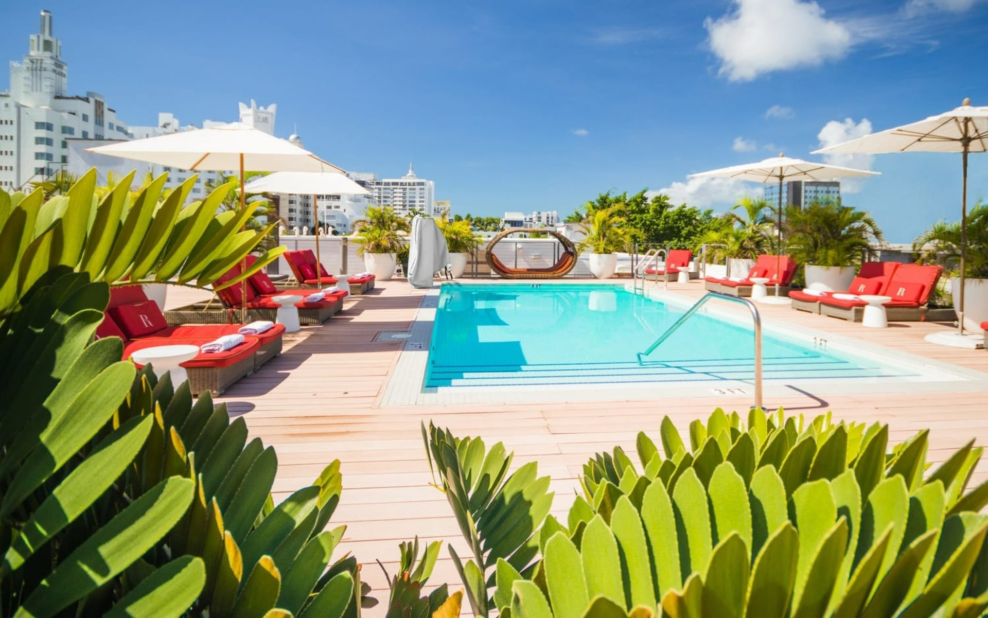 Pool Deck at Uma House by Yurbban South Beach - Hotel in in Miami Beach ...