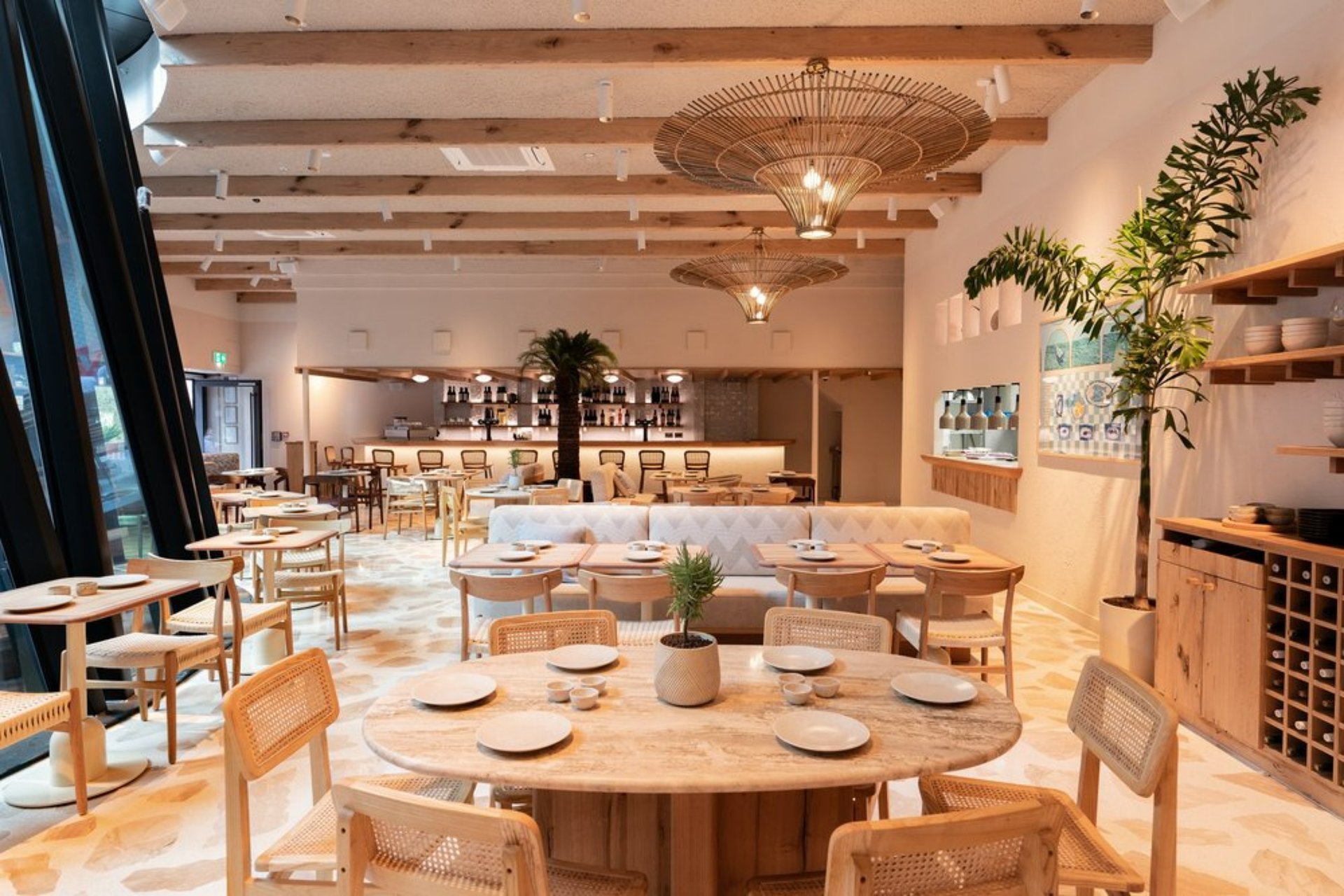 Dining Room at Milk Beach Soho - Restaurant in in Greater London ...