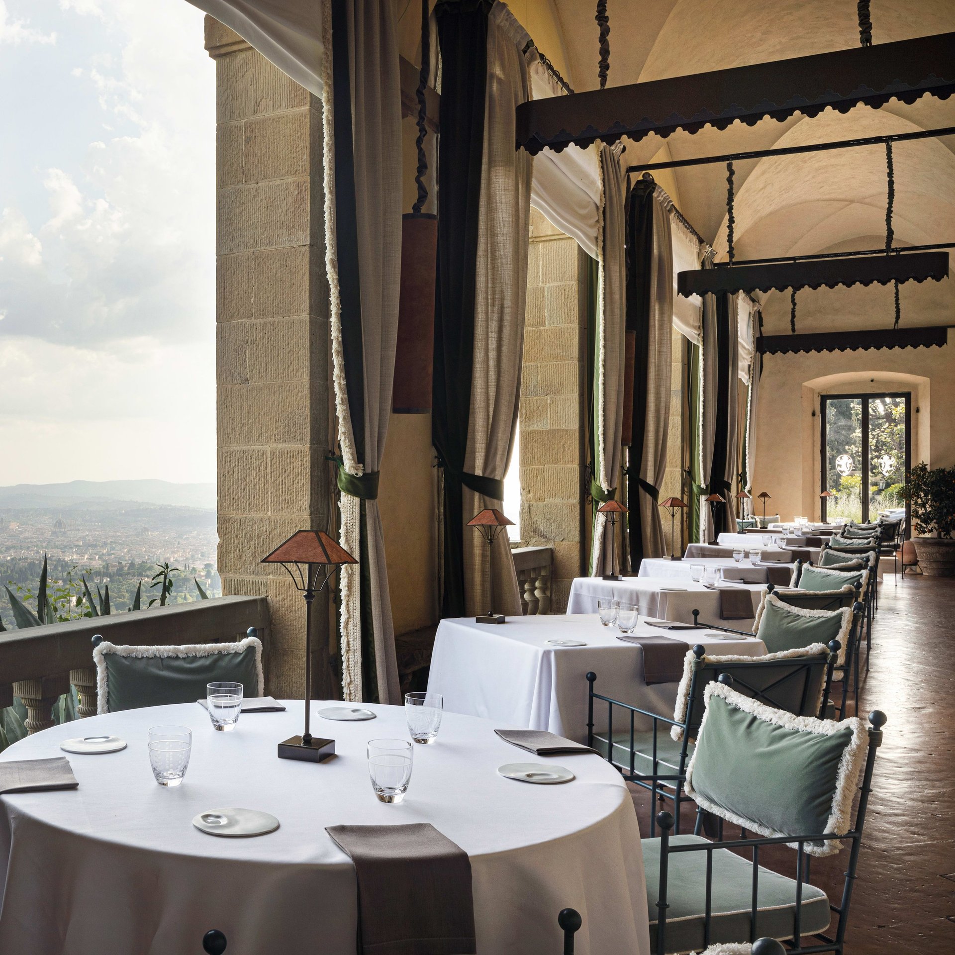 La Loggia Restaurant at Villa San Michele, A Belmond Hotel, Florence ...
