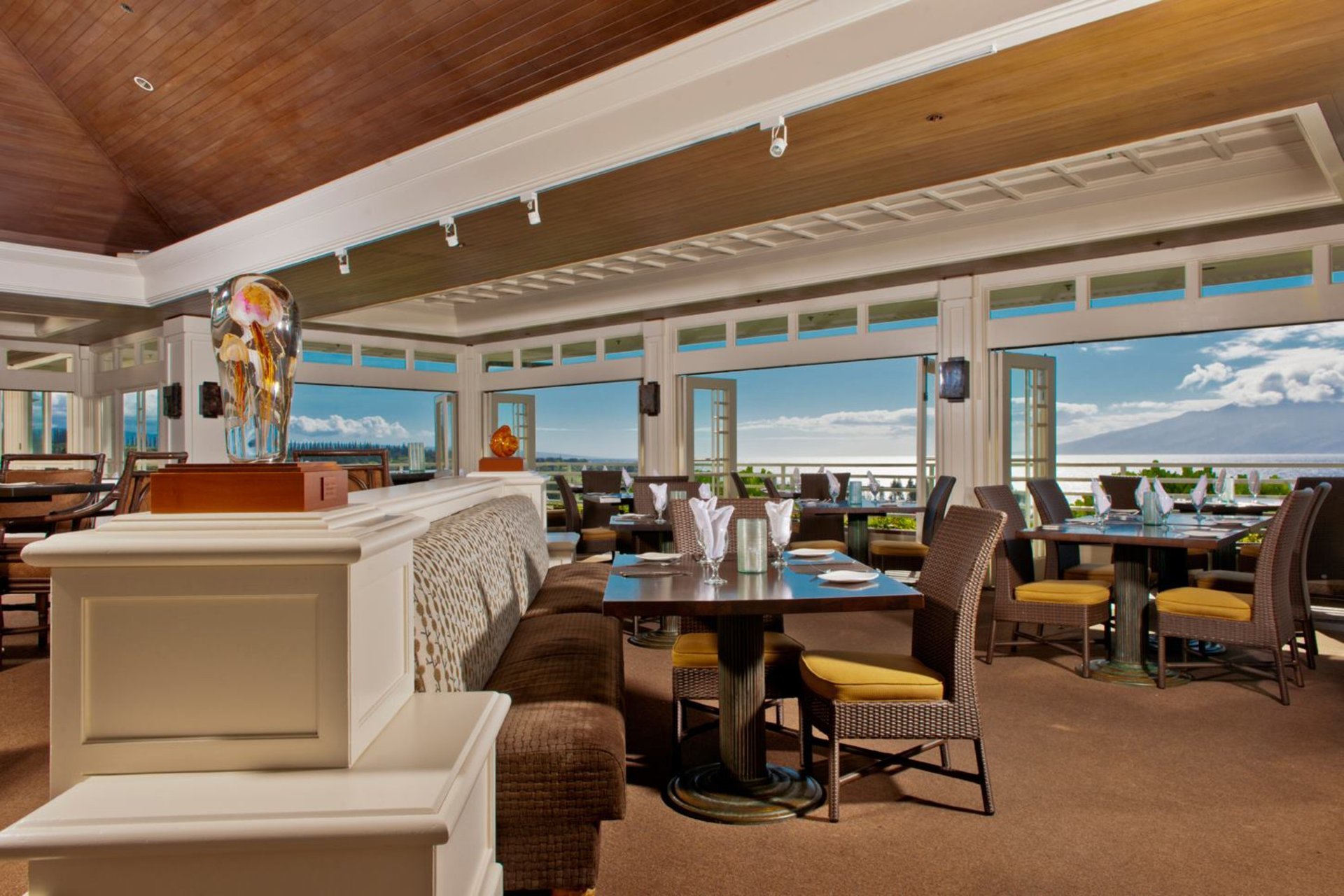 Extended Dining Room Lanai at The Plantation House - Restaurant in in ...