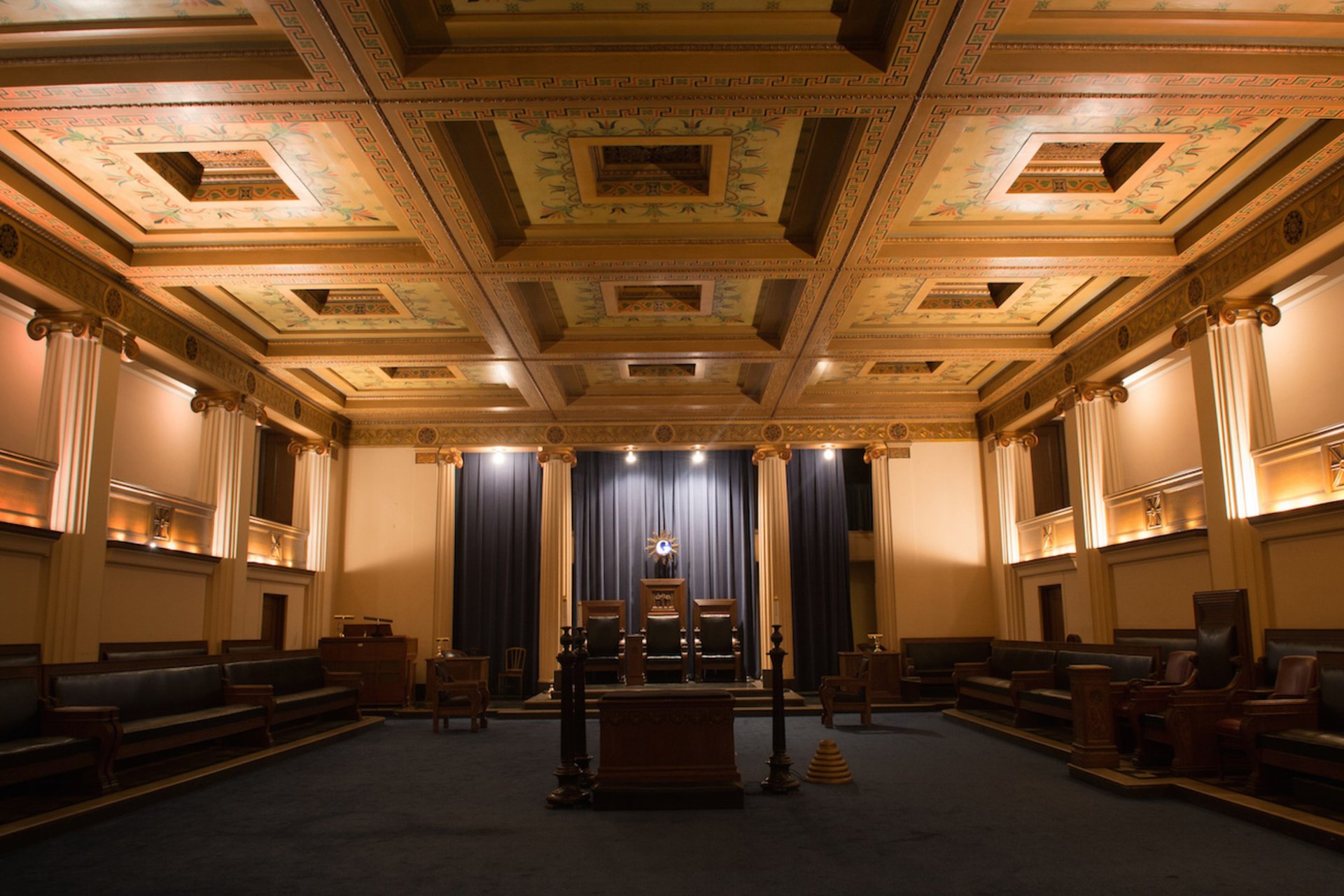 Masonic Temple - Greek Ionic Room - Performance Space in Detroit, MI ...