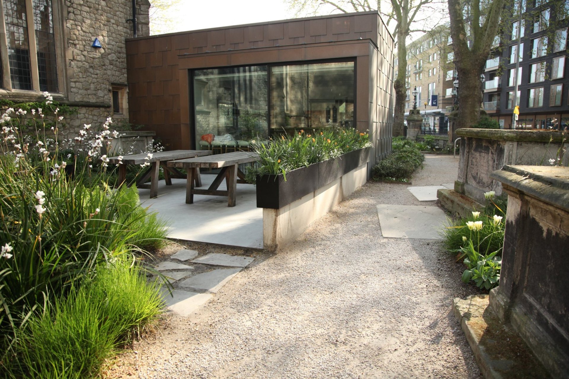 Front Garden at Garden Museum - Museum / Gallery in in Greater London ...