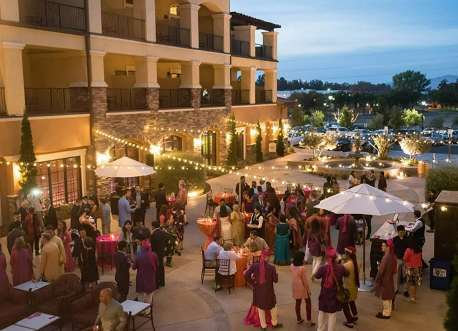 Fountain Courtyard at The Meritage Resort and Spa - Hotel in in Napa ...