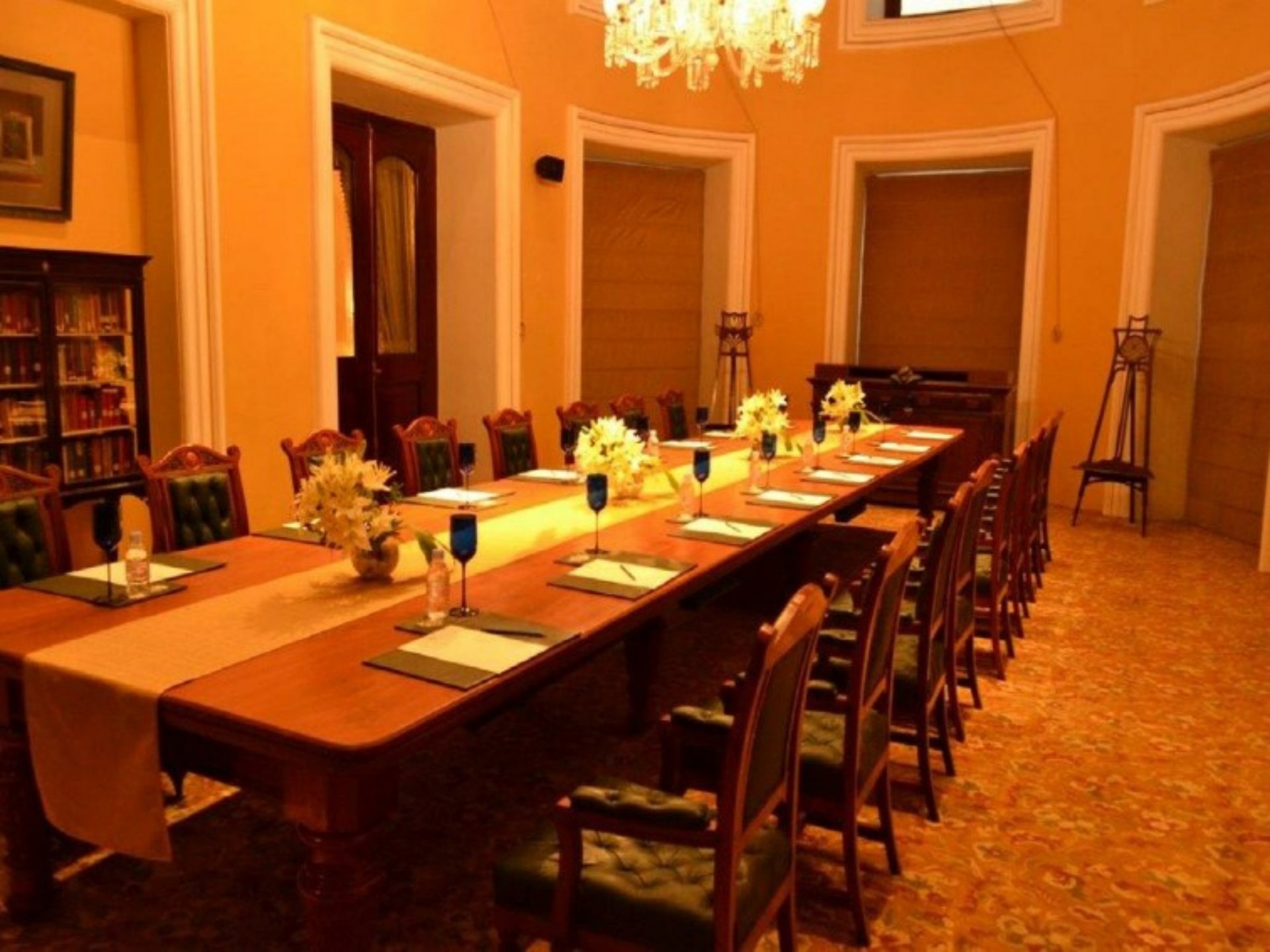 Boardroom at Taj Falaknuma Palace - Hotel in in Hyderabad, India | The ...