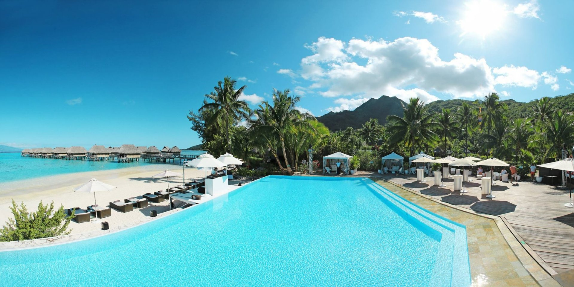 Pool at SOFITEL Kia Ora Moorea Beach Resort - Hotel in in Maharepa ...