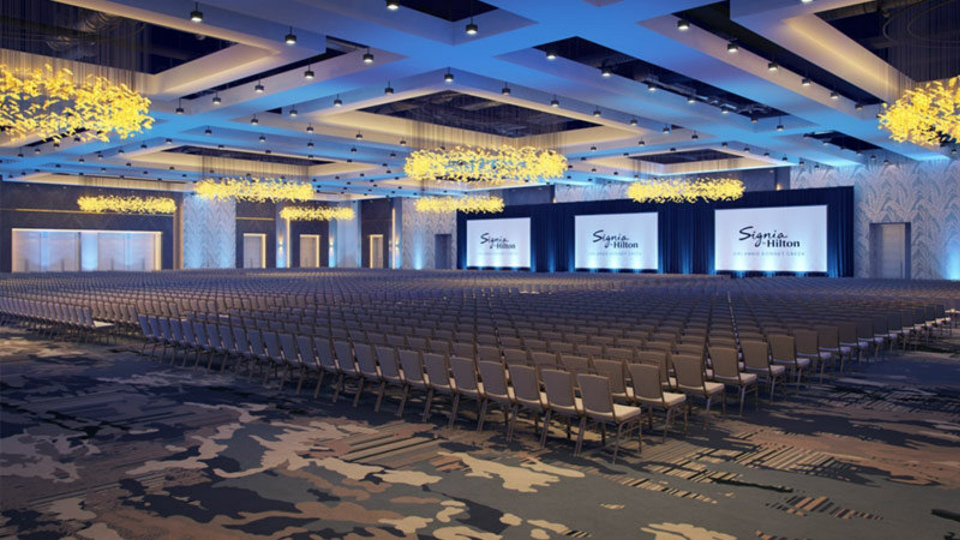 Section 9 at The Waterside Meeting & Event Space at Signia by Hilton ...