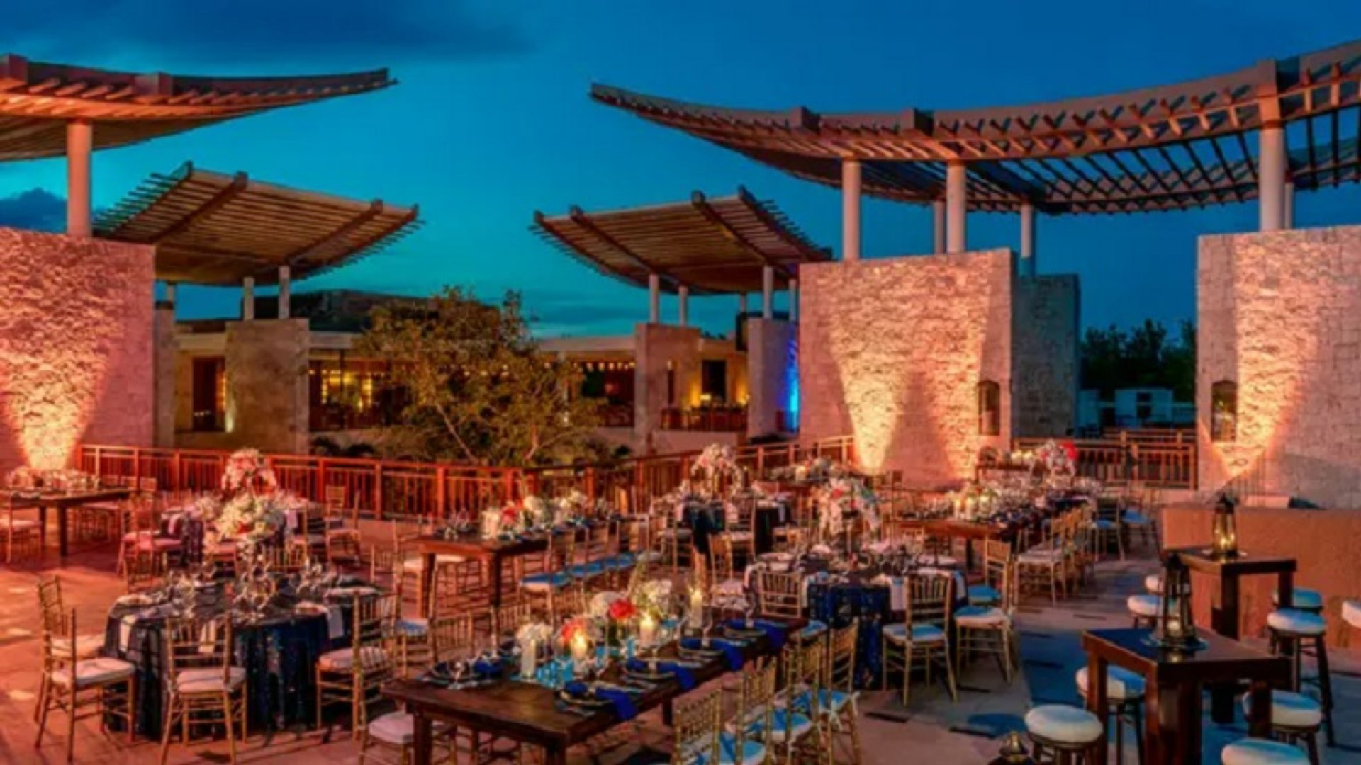 Lobby Terrace at Banyan Tree Mayakoba - Hotel in in Playa del Carmen ...