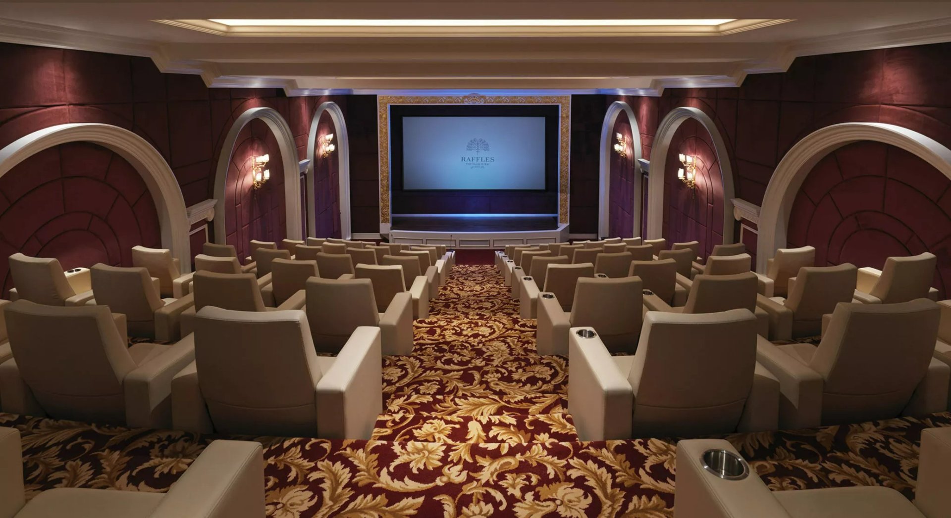 Private Cinema at Raffles The Palm - Hotel in in Dubai, United Arab ...