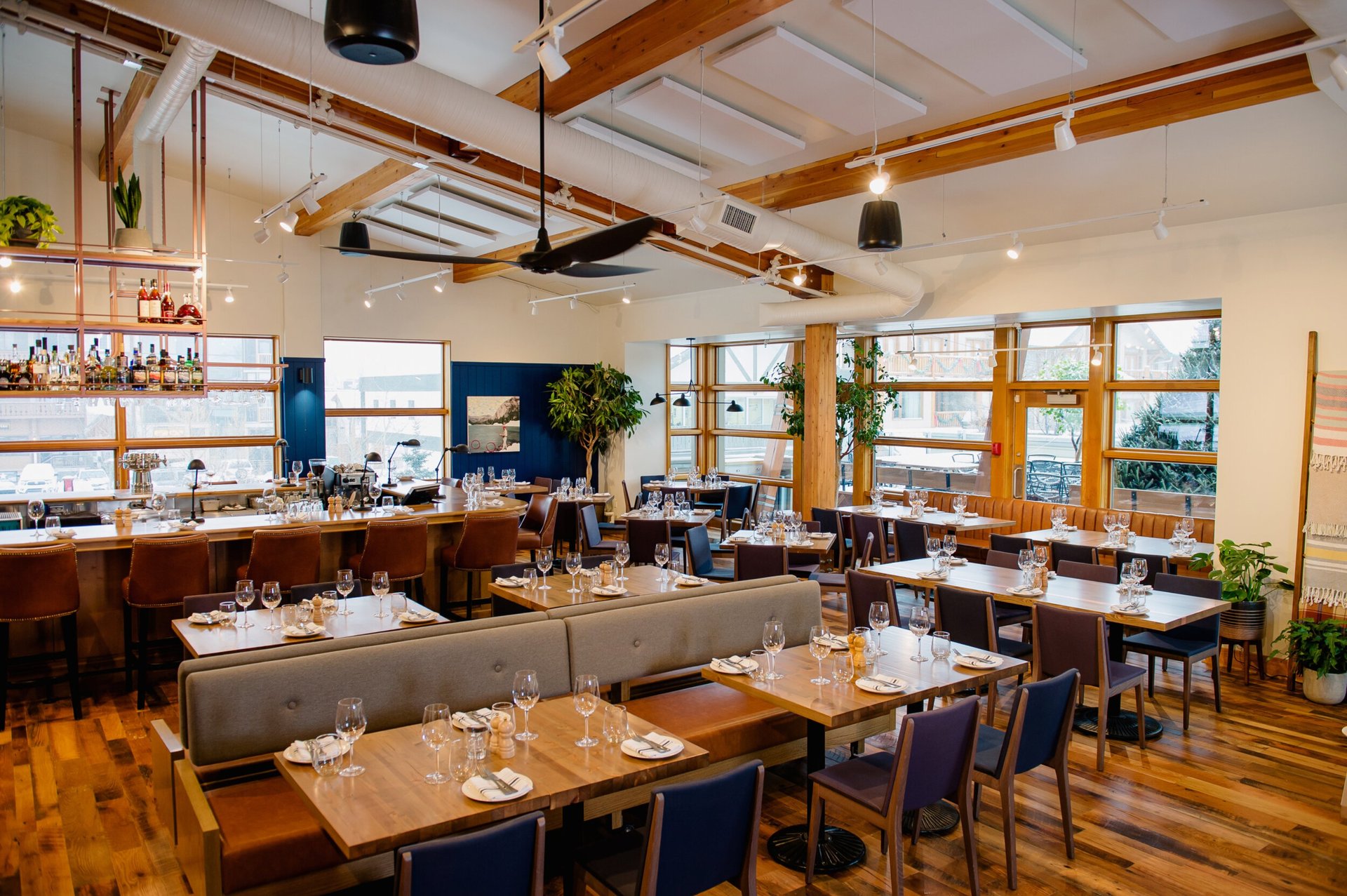 Main Dining Room at The Bison Restaurant - Restaurant in in Banff ...
