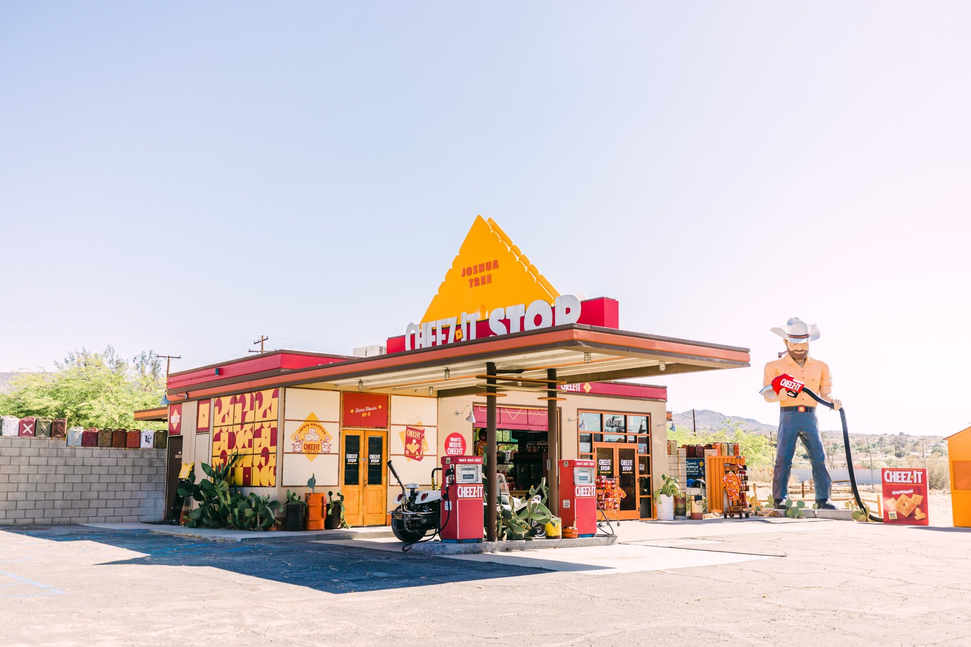 Cheez It Stop Brand Activation - Pop Up in Joshua Tree, CA | The Vendry