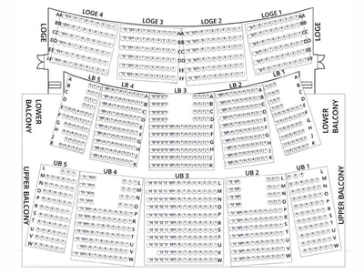 Fillmore Detroit Seating | Cabinets Matttroy