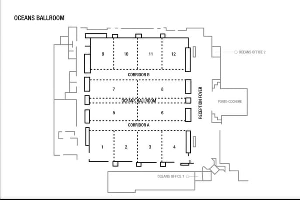 Oceans Ballroom 5 at Renaissance Orlando at SeaWorld®