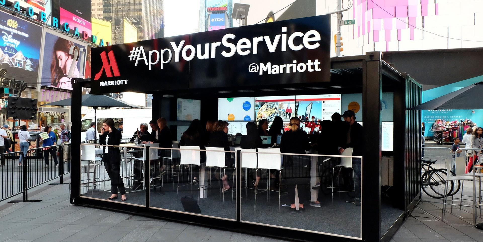 #AppYourService @Marriott - Experiential Activation in New York, NY ...
