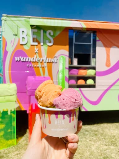 Beis x Wanderlust Creamery Sherbet Truck - Festival in Palm Springs, CA ...
