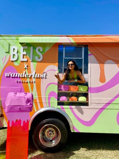 Beis x Wanderlust Creamery Sherbet Truck - Festival in Palm Springs, CA ...
