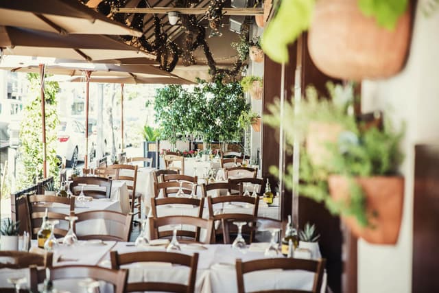 Garden Patio at Il Pastaio - Restaurant in in Beverly Hills, CA | The ...