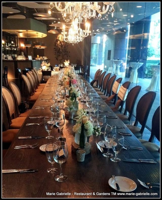 Indoor Space at Marie Gabrielle Restaurant and Gardens - Restaurant in ...